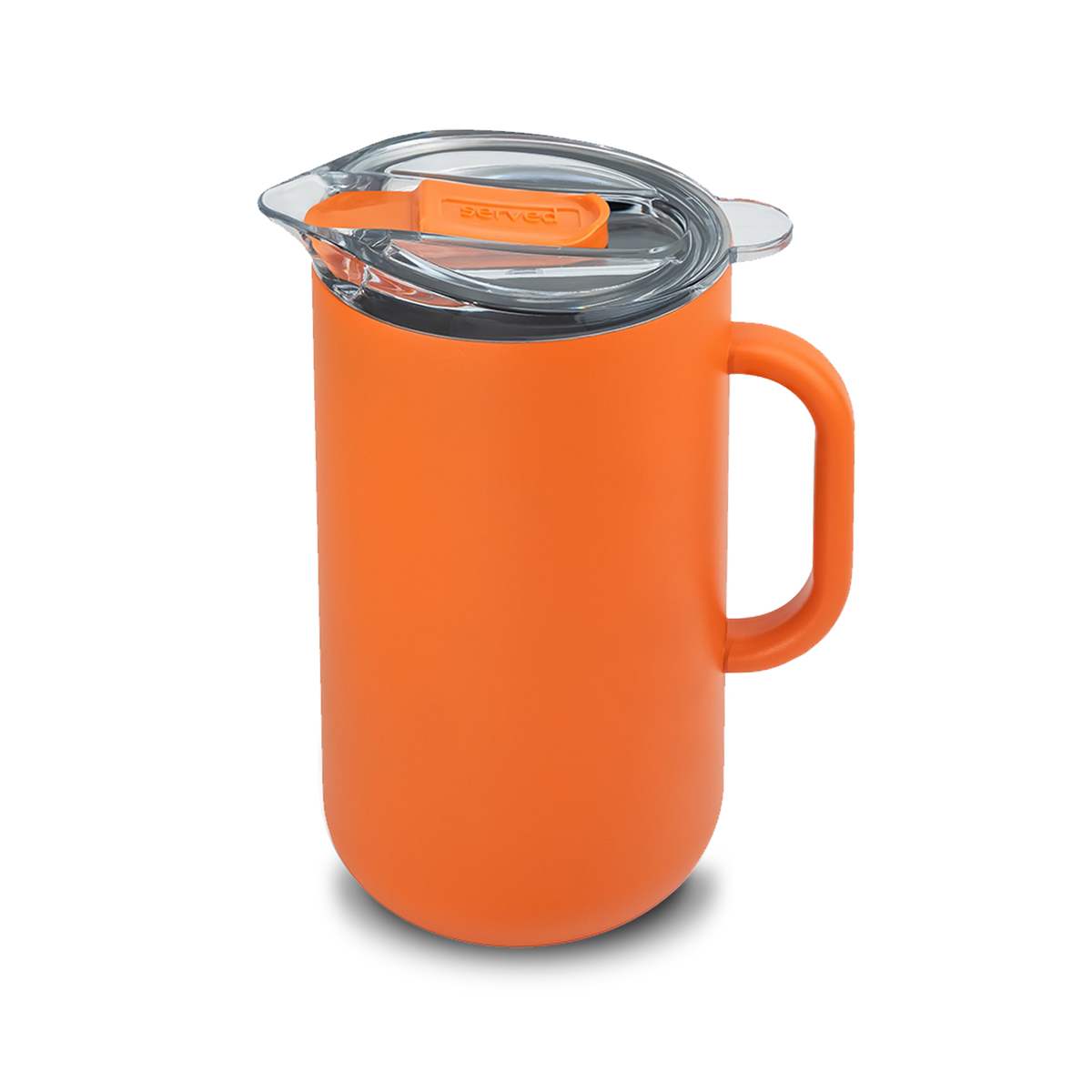 served Vacuum-Insulated Pitcher (2L) - Tangerine